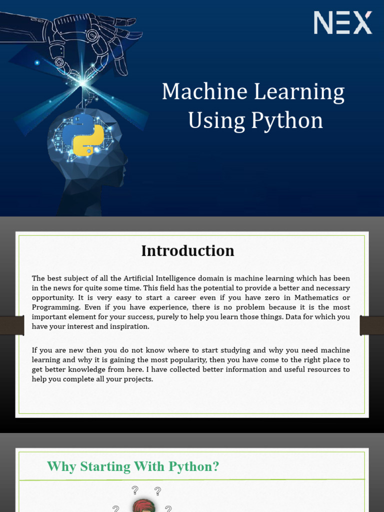 How Python Can Be Used Fo.9358036.Powerpoint | PDF | Machine Learning | Computing