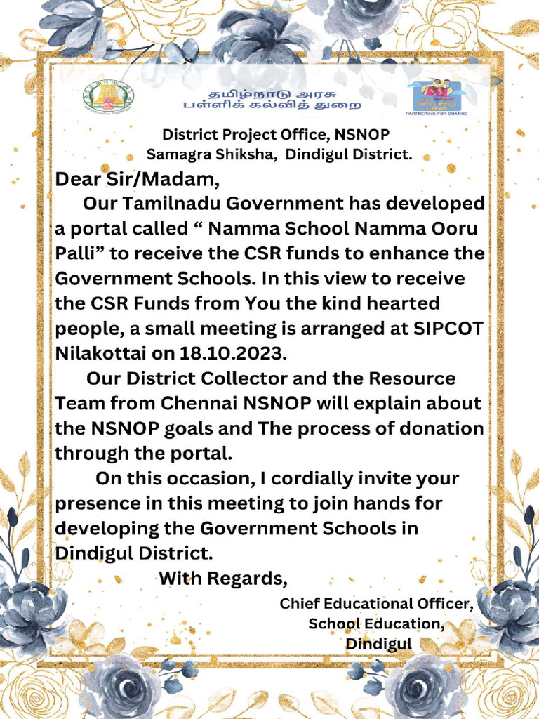 CSR Invitation | PDF