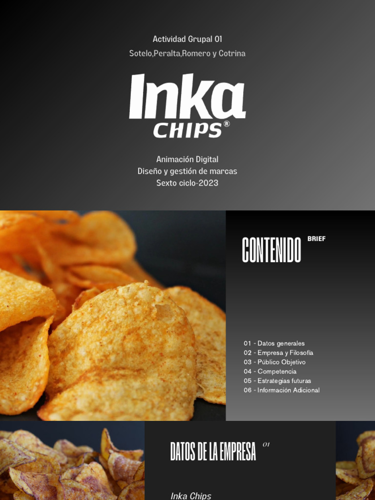 INKA CHIPS - Brief Personaje | Descargar gratis PDF | Perú | Marca