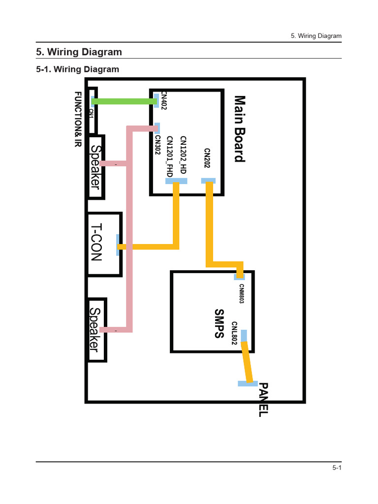 Samsung Ue50h5000awxbt 05 Wiring Diagram | PDF | Physical Layer ...