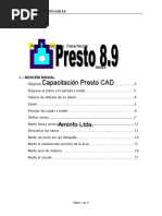 Capacitación en Presto Mediciones 10 | PDF | Presupuesto | Medición