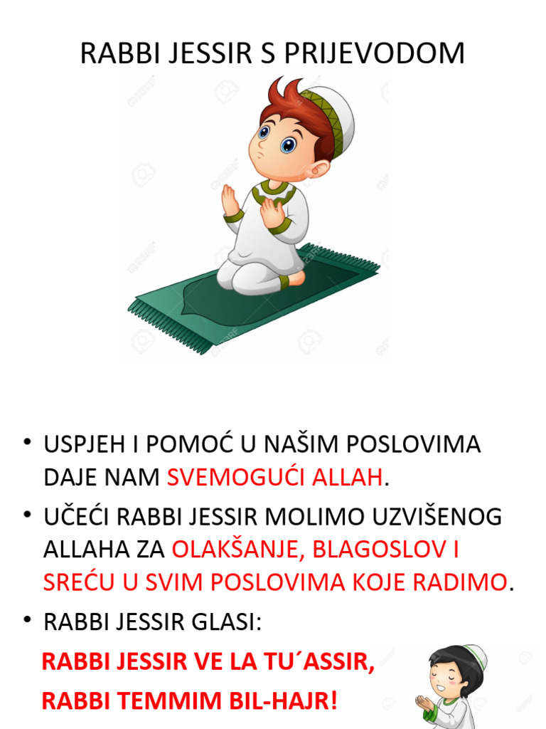 Rabbi Jessir S Prievodom | PDF