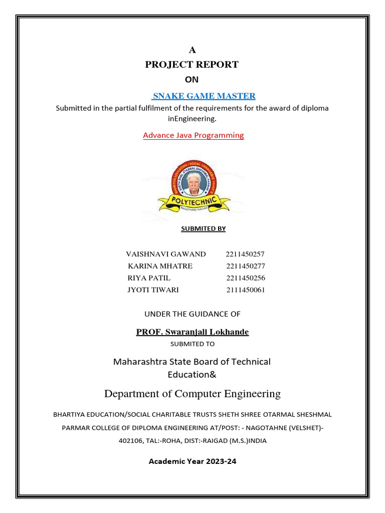 Ajp 1 | PDF | Diploma | Computer Engineering Ajp 1 | PDF | Diploma | Computer Engineering