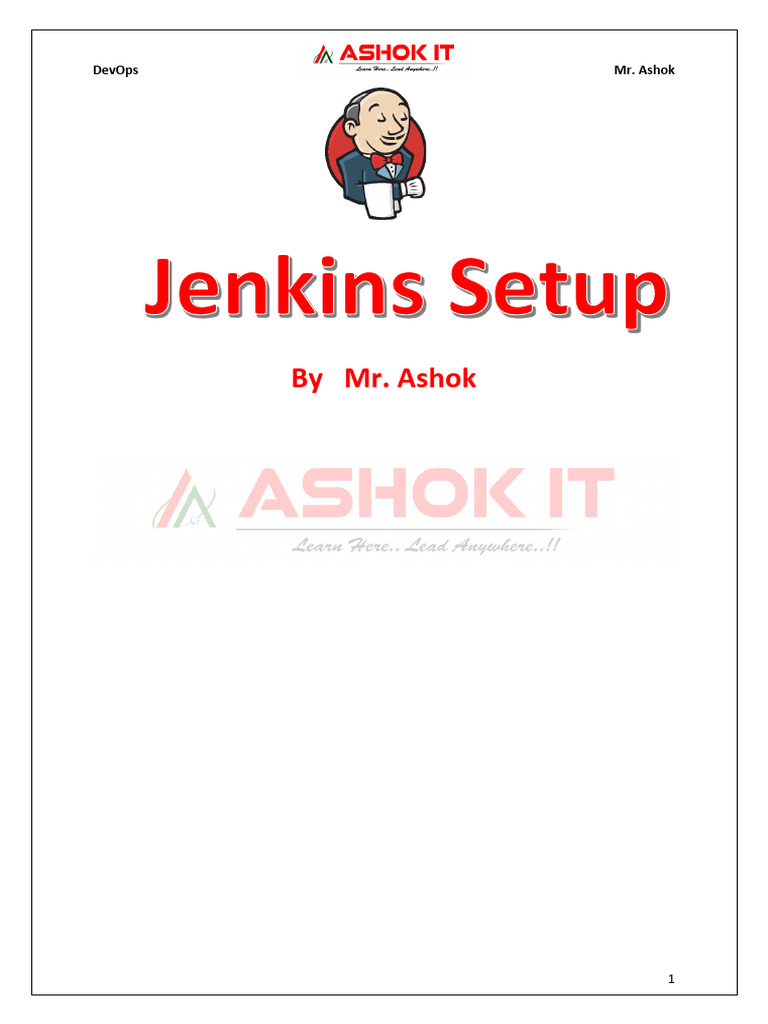 Jenkins Setup Ashok IT | PDF | Sudo | Secure Shell