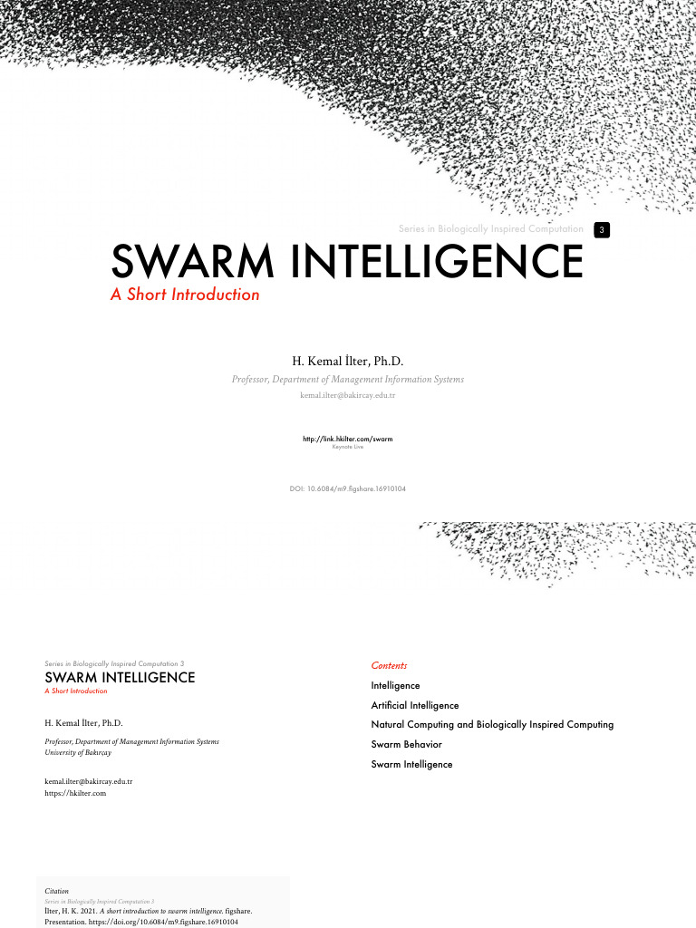 Swarm Intelligence | PDF | Artificial Intelligence | Intelligence (AI) & Semantics