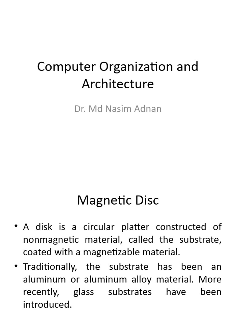 Chapter 6 | PDF | Hard Disk Drive | Computer Architecture