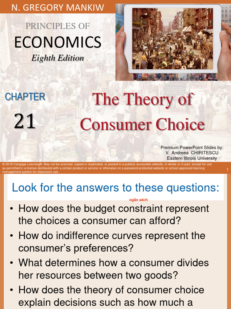 Premium CH 21 The Theory of Consumer Choice | PDF | Labour Economics ...
