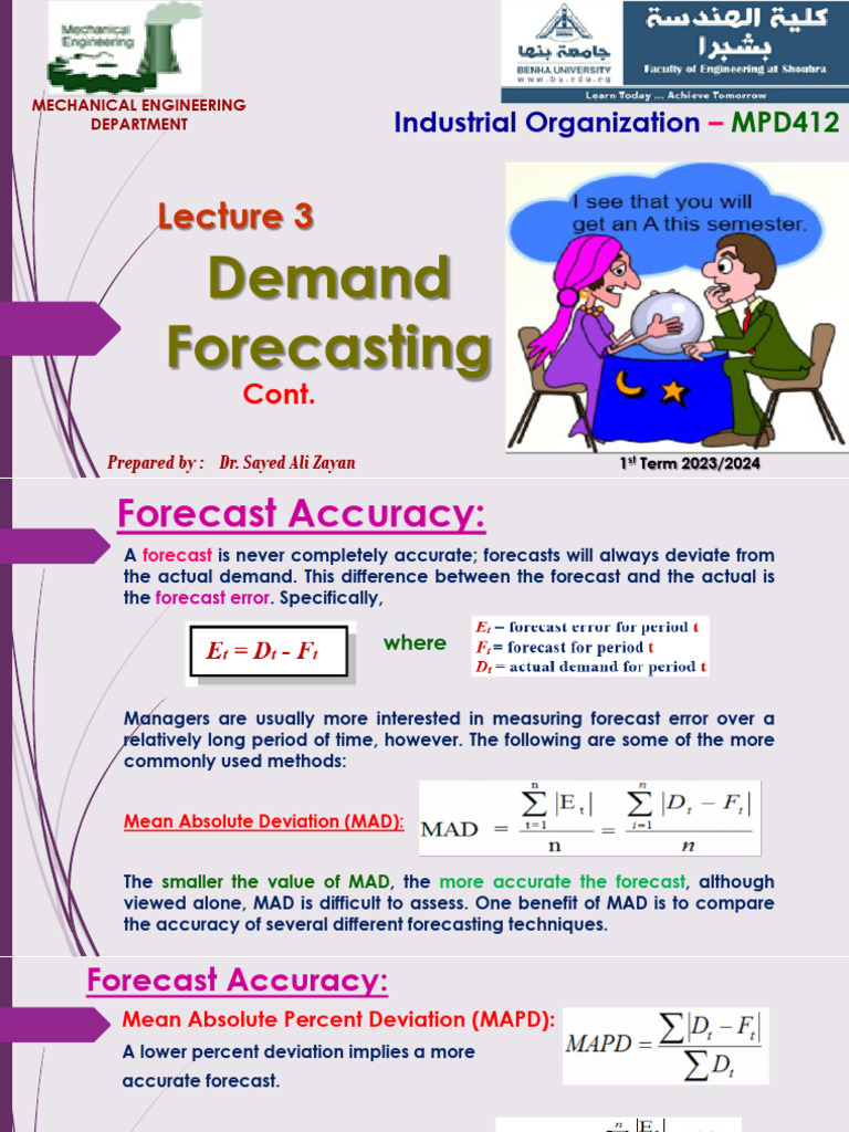 MPD412 - Ind Org - Lecture-03-Forecasting - Part B | PDF | Regression ... MPD412 - Ind Org - Lecture-03-Forecasting - Part B | PDF | Regression ...