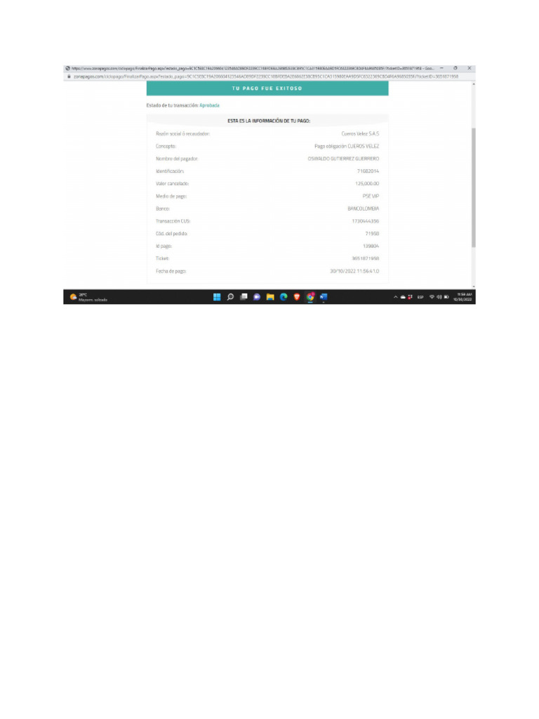 1 Pago de Velez | PDF