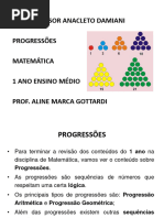 PA e PG: Conceitos e Exercícios | PDF