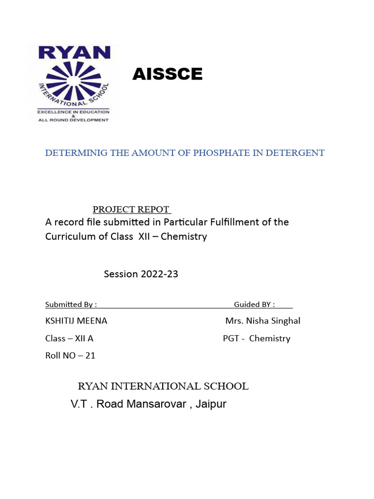 AISSCE | PDF