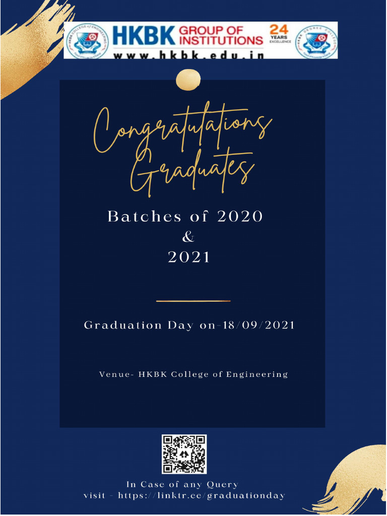 Graduation Invitation 2021 | PDF