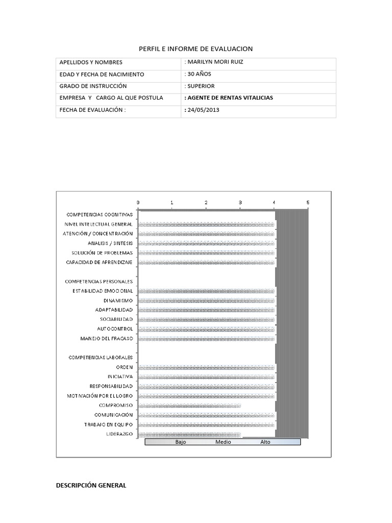 Modelo de Informe 01 | PDF