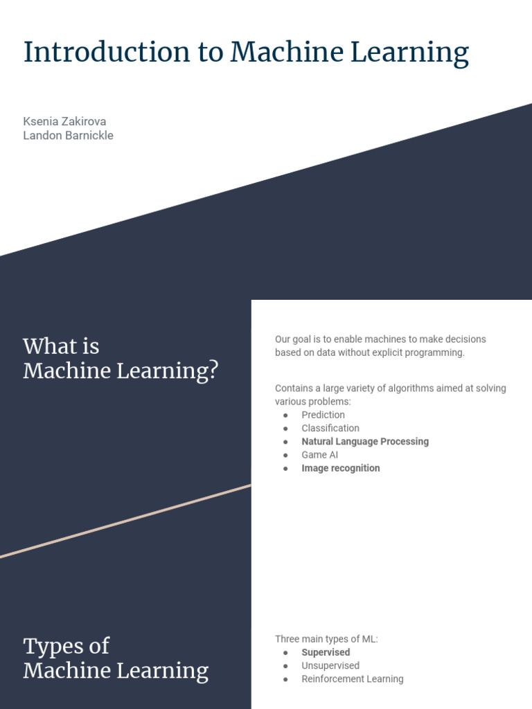 Introduction To Machine Learning | PDF | Machine Learning | Artificial ...