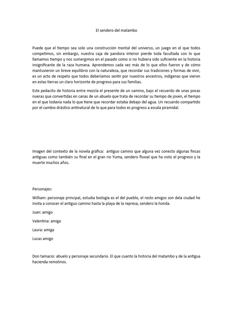 El Sendero Del Matambo | PDF