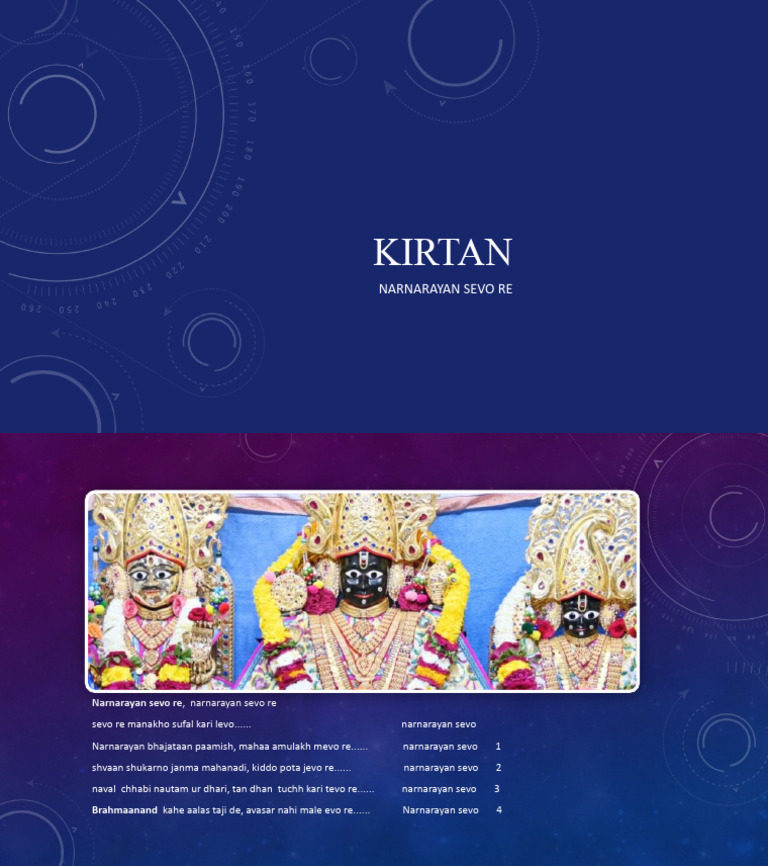 Kirtan: Narnarayan Sevo Re | PDF
