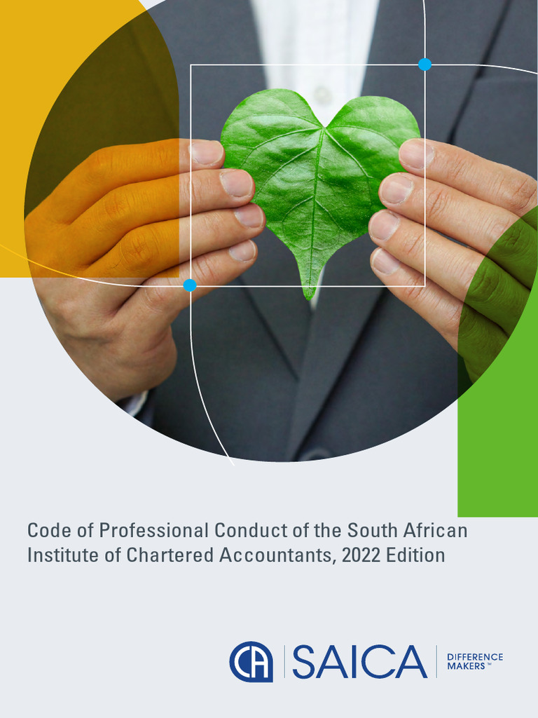 SAICA Code of Professional Conduct 2022 (For Printing) | PDF | Audit ...