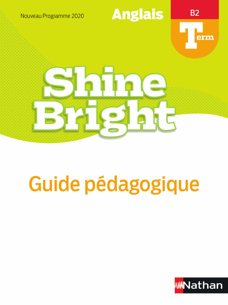 Guide Pédagogique Anglais Terminale | PDF