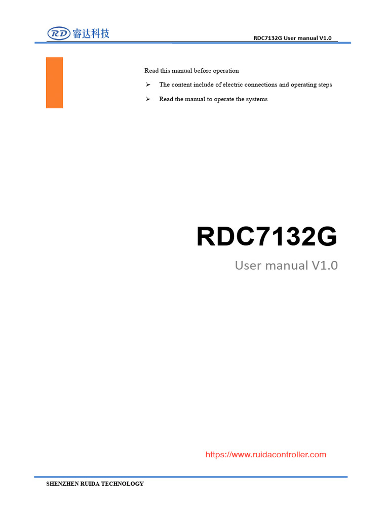 Rdc7132g User Manual V1 0 Pdf Menu Computing Computer File