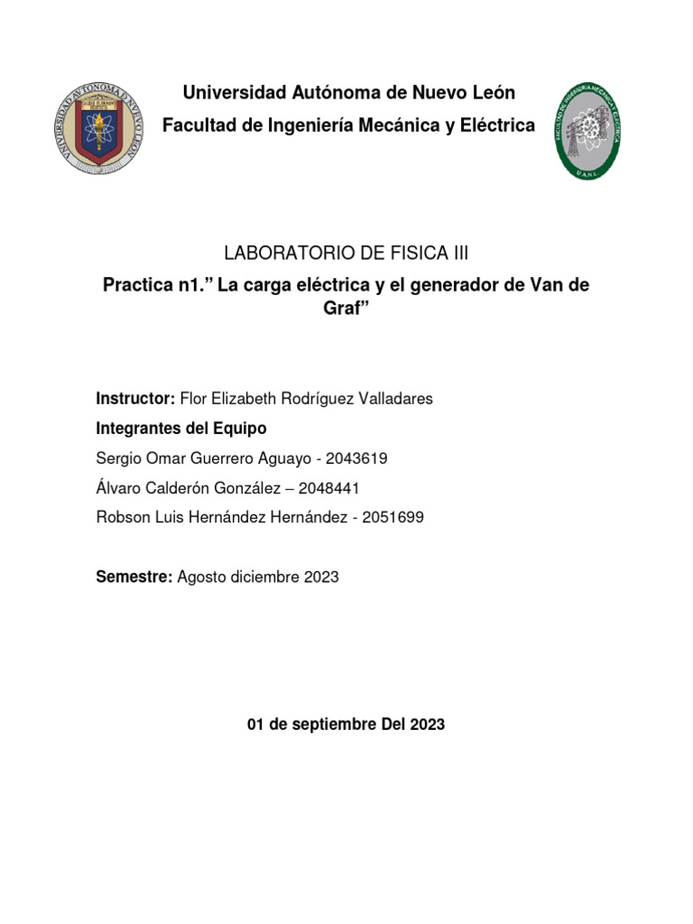 Practica 1 Fisica III | PDF