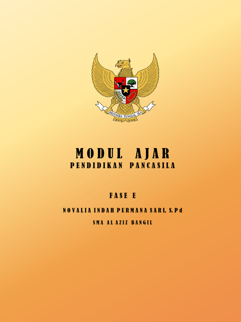 5 - Modul Ajar Fase e Pend. Pancasila | PDF