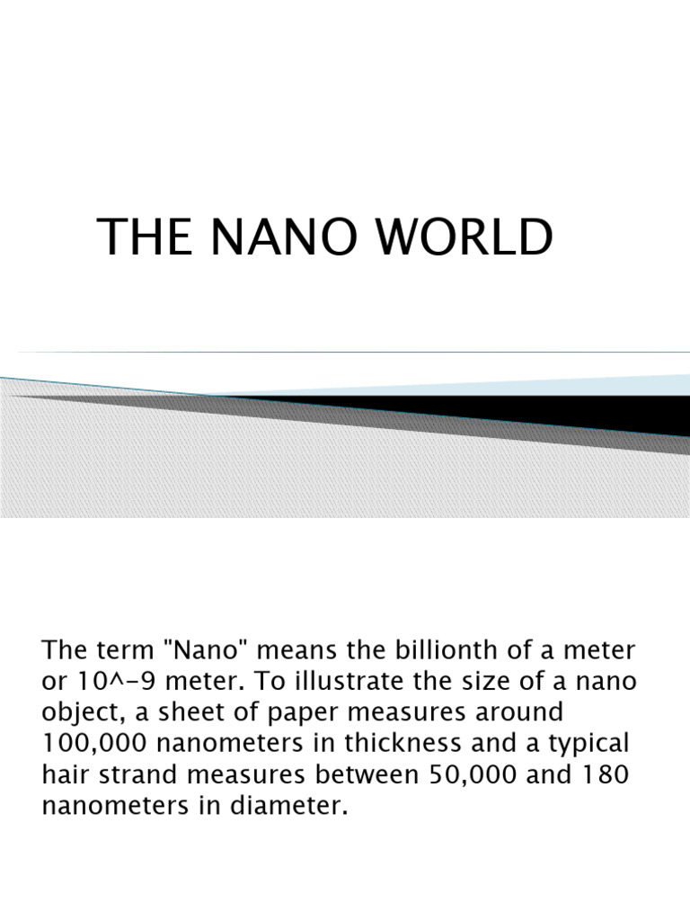 The Nano World | PDF