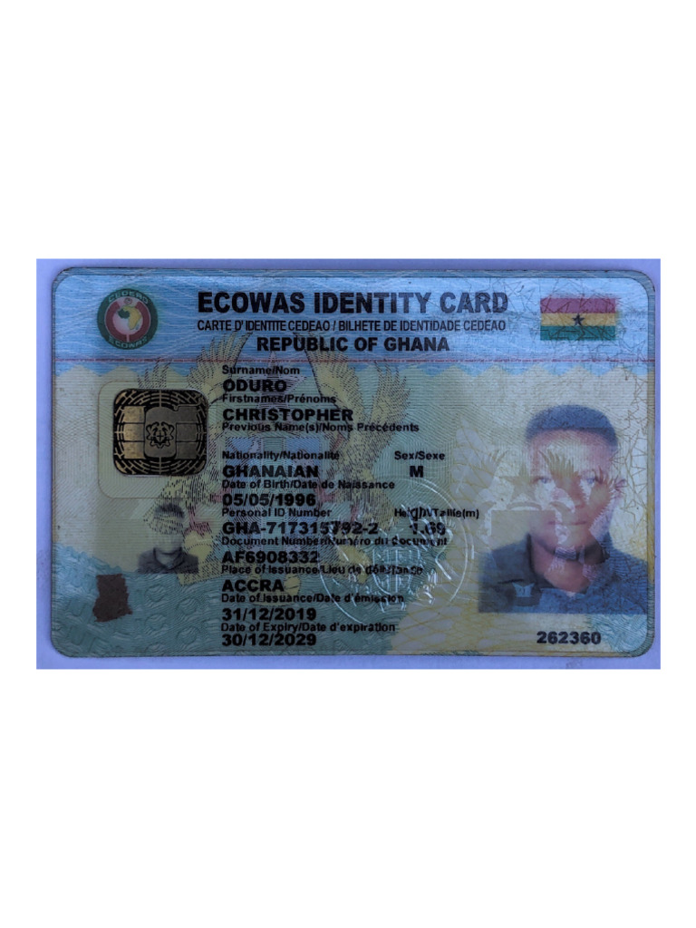 Ecowas Identity Card PDF | PDF