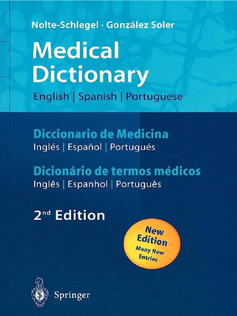 Diccionario De Medicina Español Inglés Portugués Pdf Causes