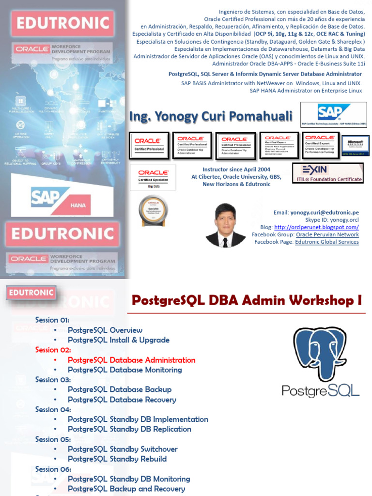 03 Postgresql Database Admin Overview Pdf Postgre Sql Databases