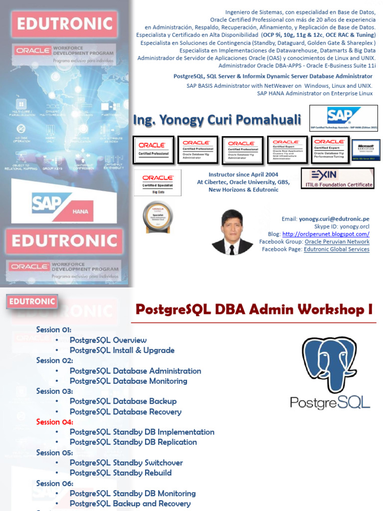06 - PostgreSQL-Standby Implementation | PDF | Postgre Sql | Databases