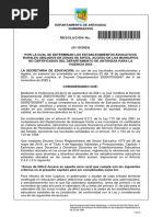 Resolución 3842 de 2022 | PDF | Plan de estudios | Evaluación
