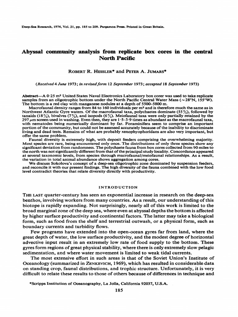 Hessler & Jamurs 1974 | PDF