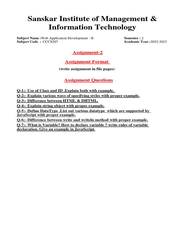 Wad 2 Assignment2 Pdf