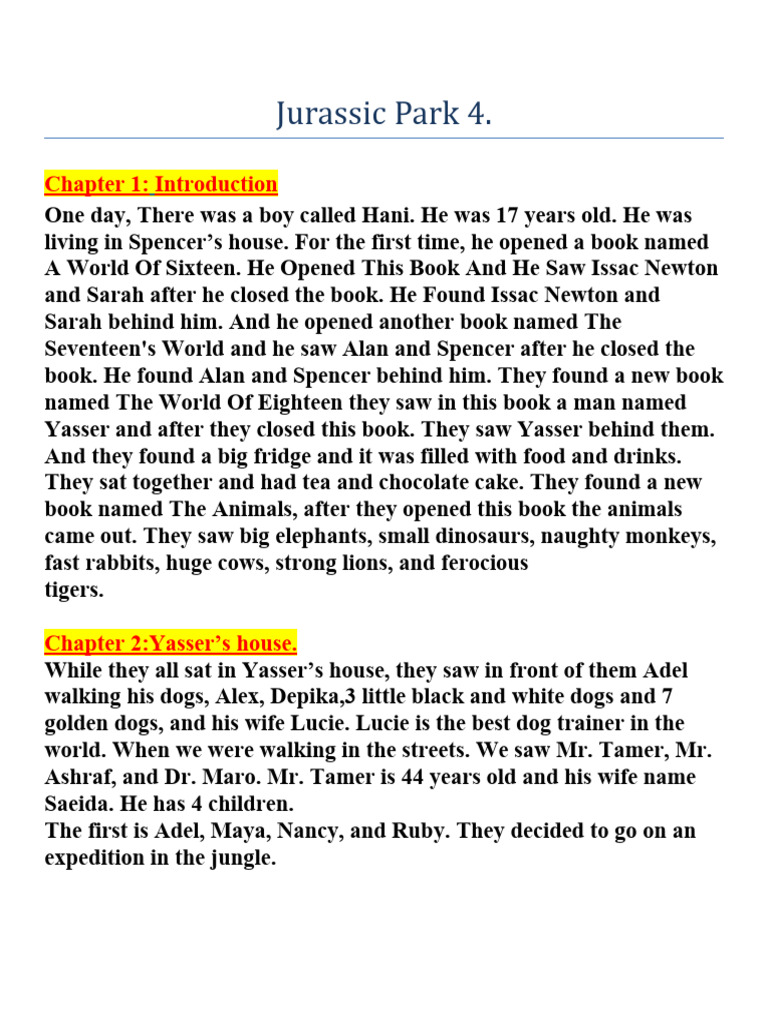 Jurassic Park 4.edited | PDF