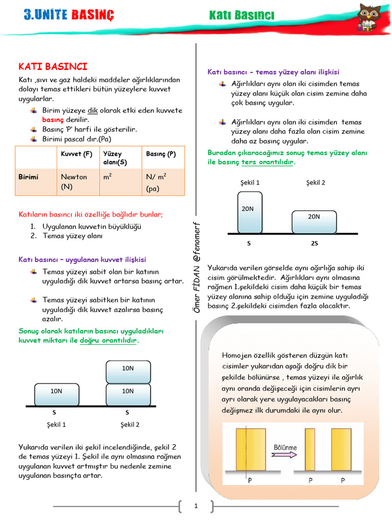 3.unite 1.bolum Kati Basinci FENOMERF | PDF