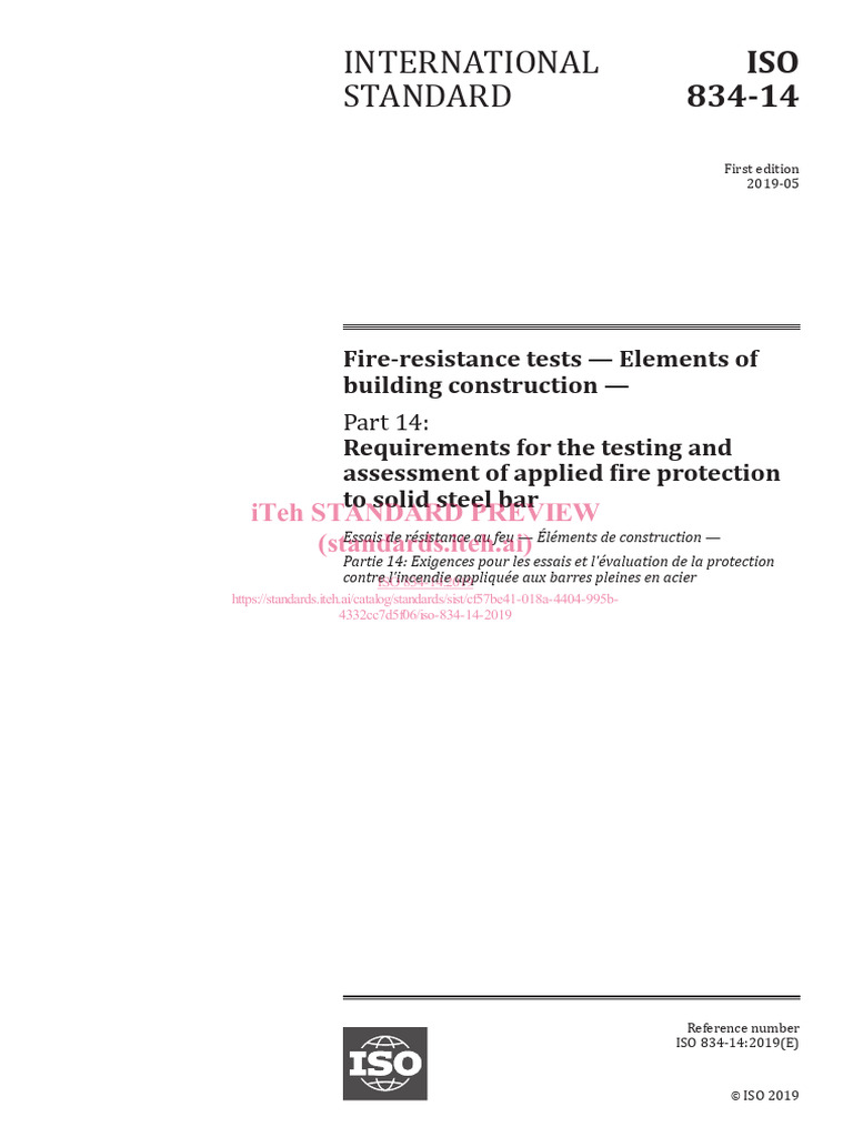 ISO-834!14!2019 Requirements For The Testing and Assessment of Applied ...