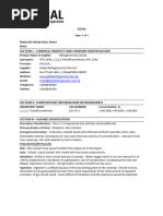 R-1234ze Refrigerant Technical Data Sheet | PDF | Refrigeration ...