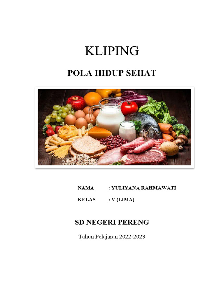 Kliping Pola Hidup Sehat | PDF