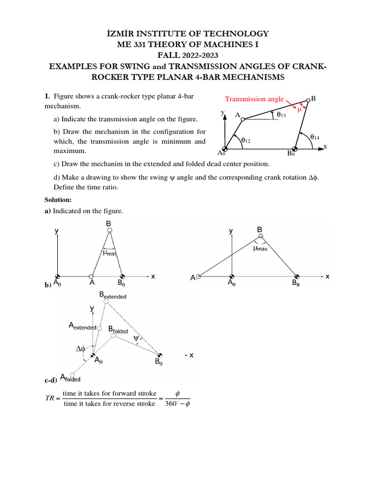 Swing Angle Examples | PDF | Mechanical Engineering | Mechanics