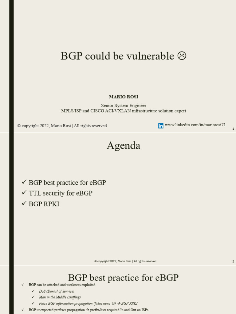 BGP Weakness | PDF | Computer Networking | Computer Science BGP Weakness | PDF | Computer Networking | Computer Science