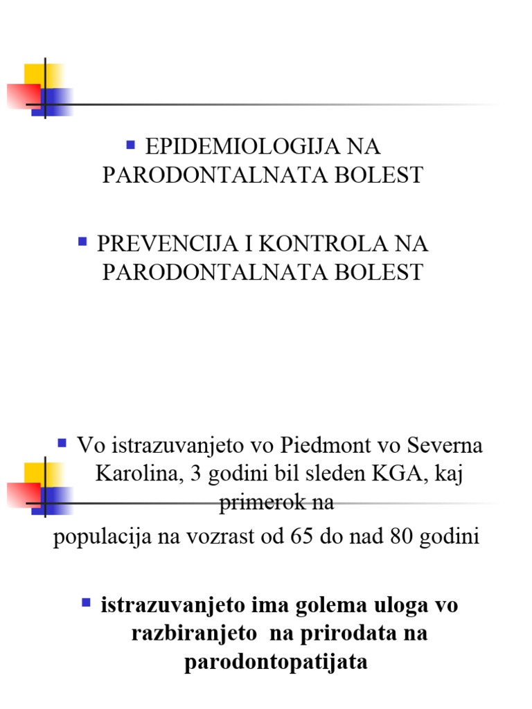 Oralno Zdravje - 4 Predavanje | PDF