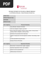 Aota Fieldwork Performance Evaluation | PDF | Occupational Therapy ...