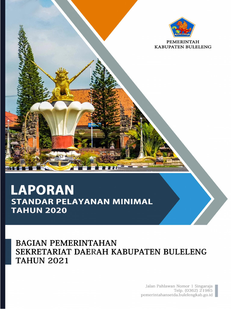 73 Laporan Standar Pelayanan Minimal SPM Kabupaten Buleleng Tahun 2021 ...