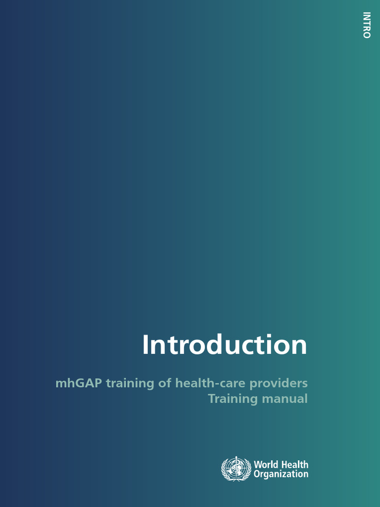 Intro Module | PDF | Mental Disorder | Health Care