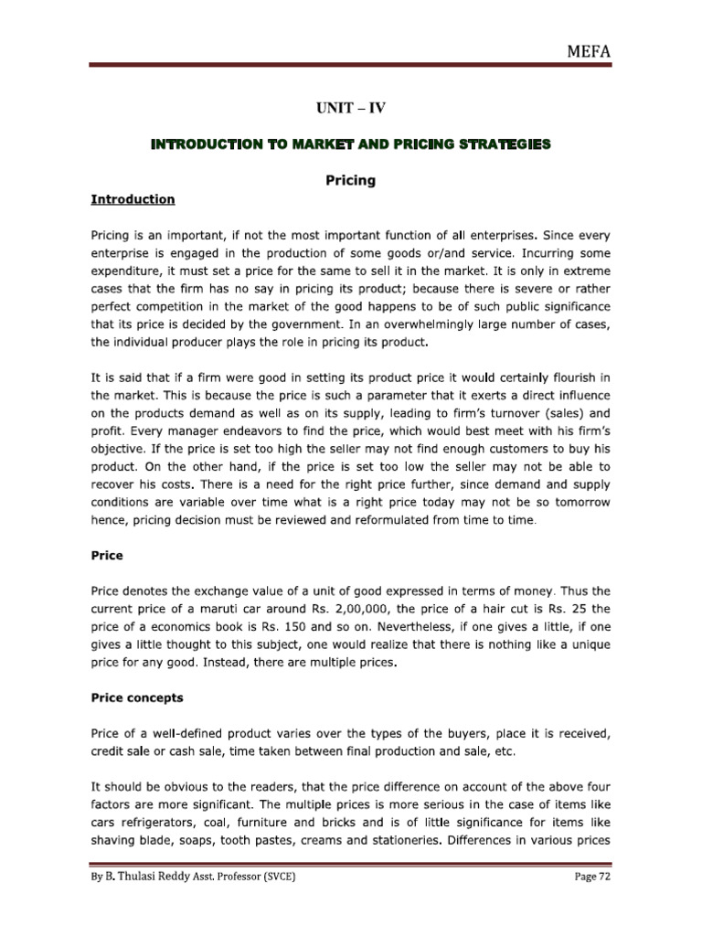 Unit - 3 Material Mefa-1 | PDF