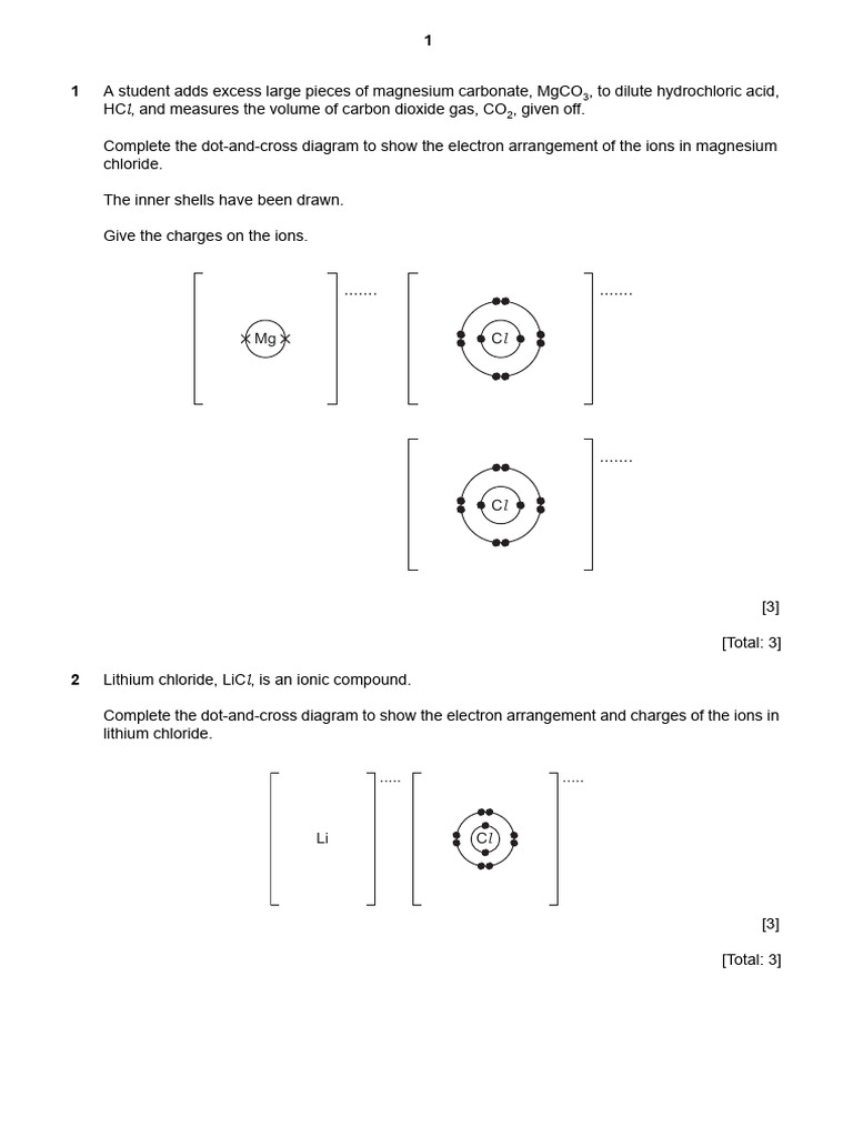 Ionic Bonding Worksheet | PDF | Ion | Ionic Bonding
