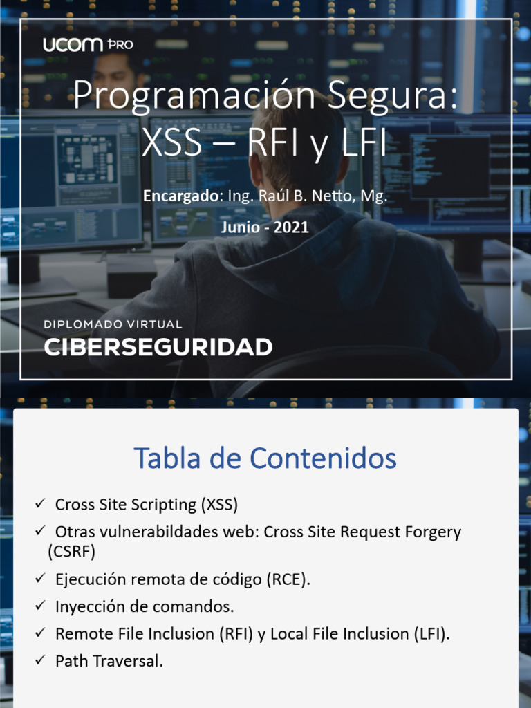 04-Clase 04 Xss Rfi Lfi | PDF | Hipertexto | Seguridad