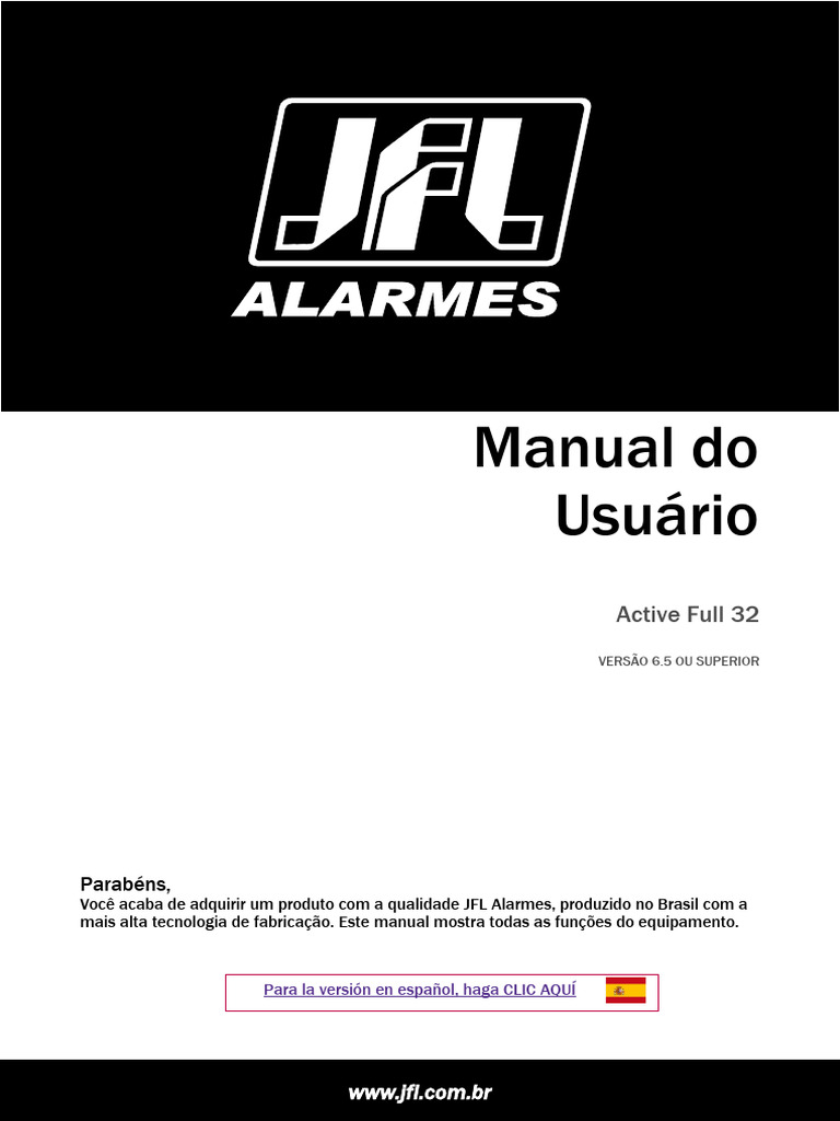 Manual do Usuário: JFL Active Full 32 | PDF | Bluetooth | Rede de computadores