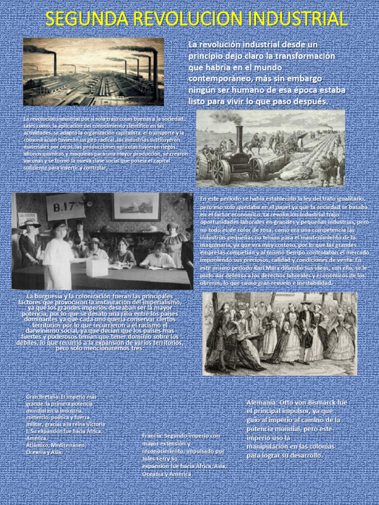 Segunda Revolucion Industrial | PDF | Revolución industrial | Motores