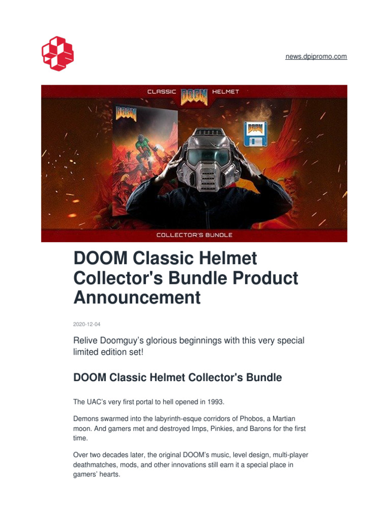 Doom Classic Helmet Collector S B | PDF